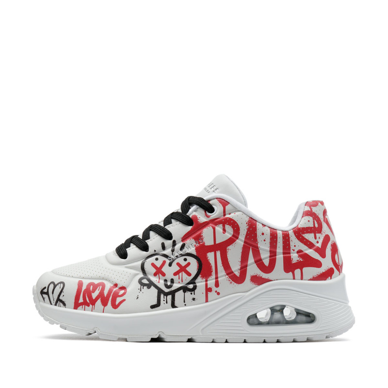 Skechers Uno-Graffiti Love 177082-WRBK Дамски маратонки - ShopSector.com