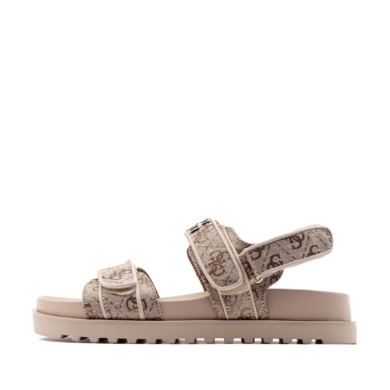 Guess Fadison FLJFDSLEL03-GOLD Дамски сандали - ShopSector.com