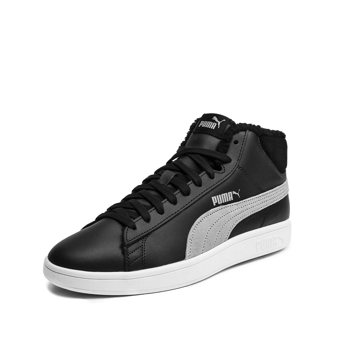 Puma Smash v2 Mid Winter Leather 367338-01 - ShopSector.com
